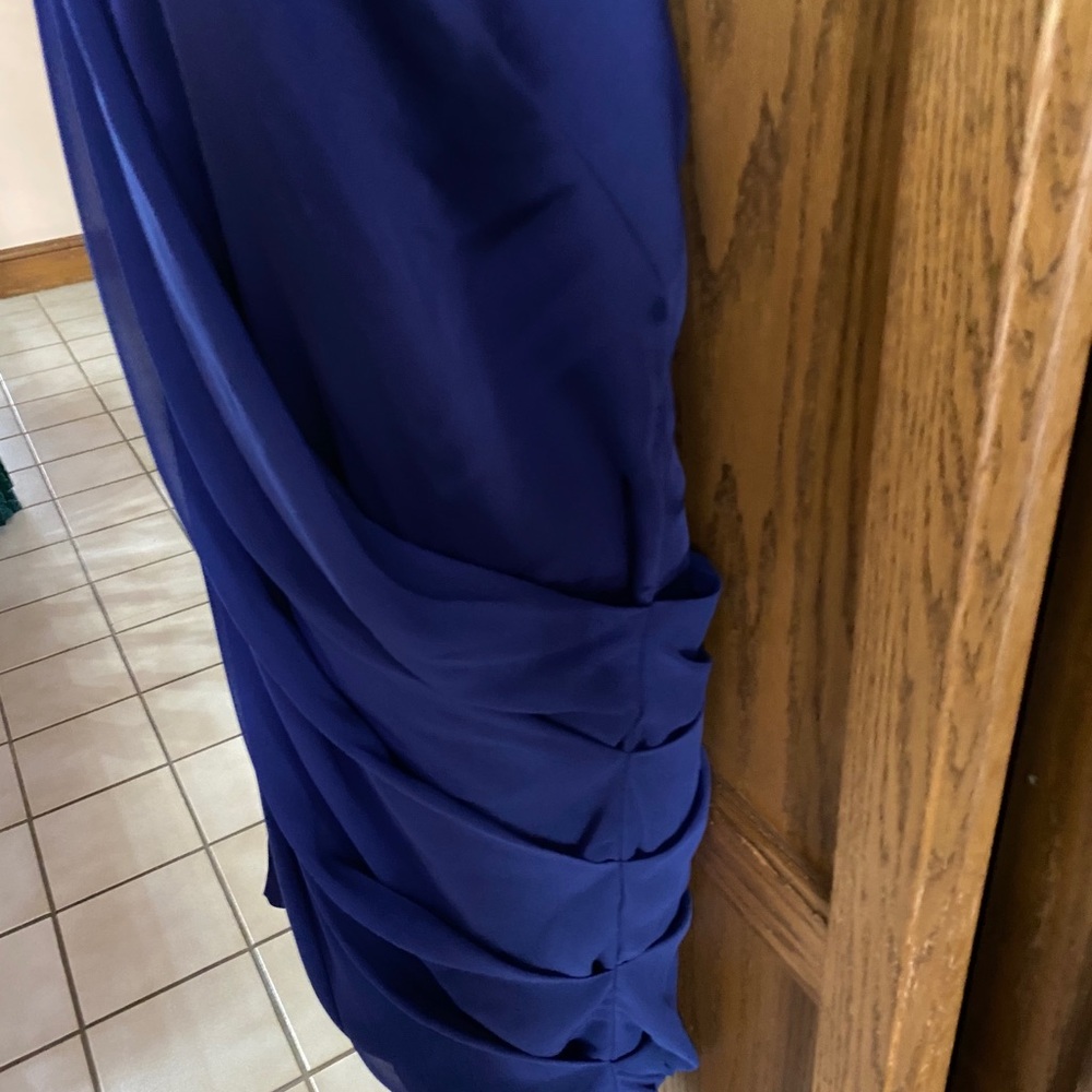 Cache Blue Greek Goddess Tunic/Mini Dress Size 12 Fit… - Gem